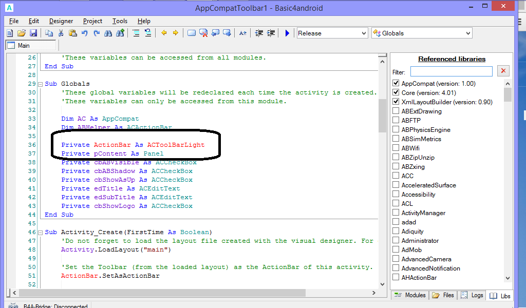 ACToolbarLight | B4X Programming Forum